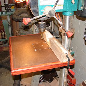 Upgraded drill press table | NC Woodworker