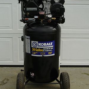Kobalt 30 Gal Air Compressor NC Woodworker
