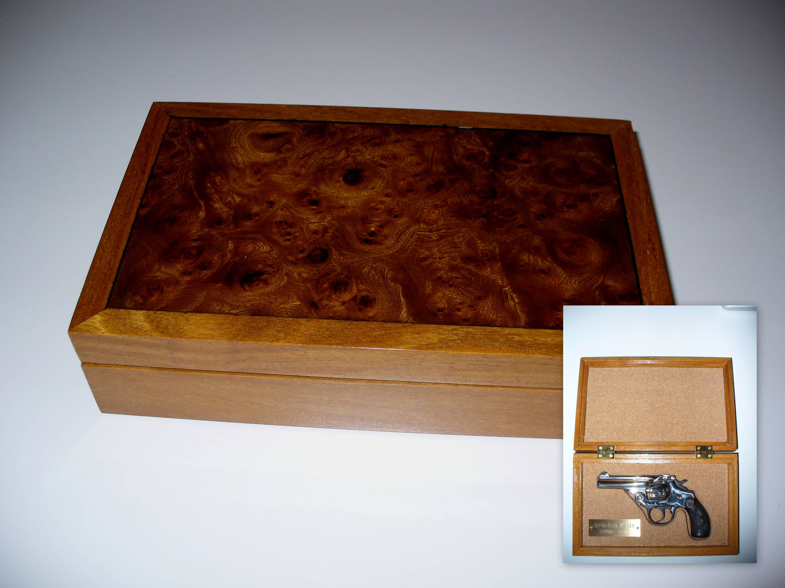 Keepsake Pistol Box | NC Woodworker
