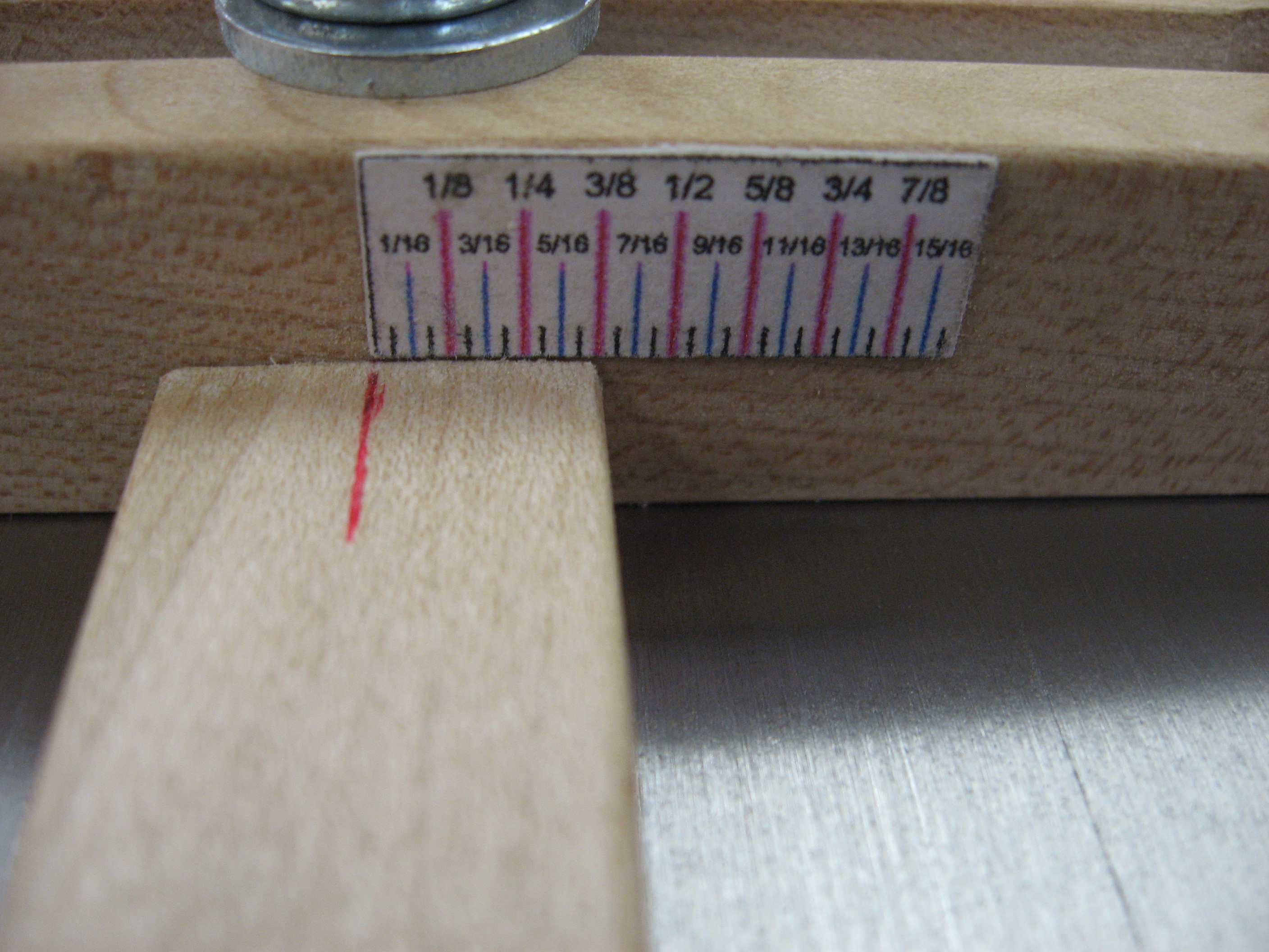 Thin strip jig ruler | NC Woodworker